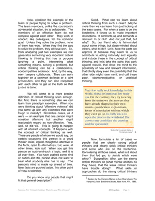 Critical thinking what it is and why it counts | PDF