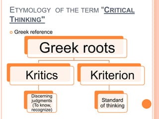 Critical Thinking | PPTX