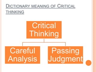 Critical Thinking | PPTX