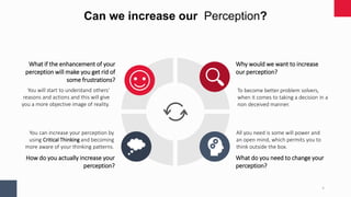 Critical thinking 1_perceptionspresuppositions | PPTX