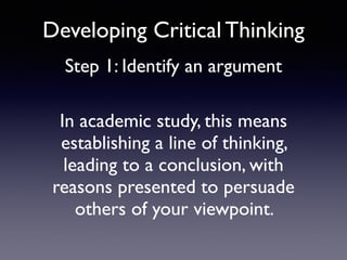 Critical thinking 2014 | PDF