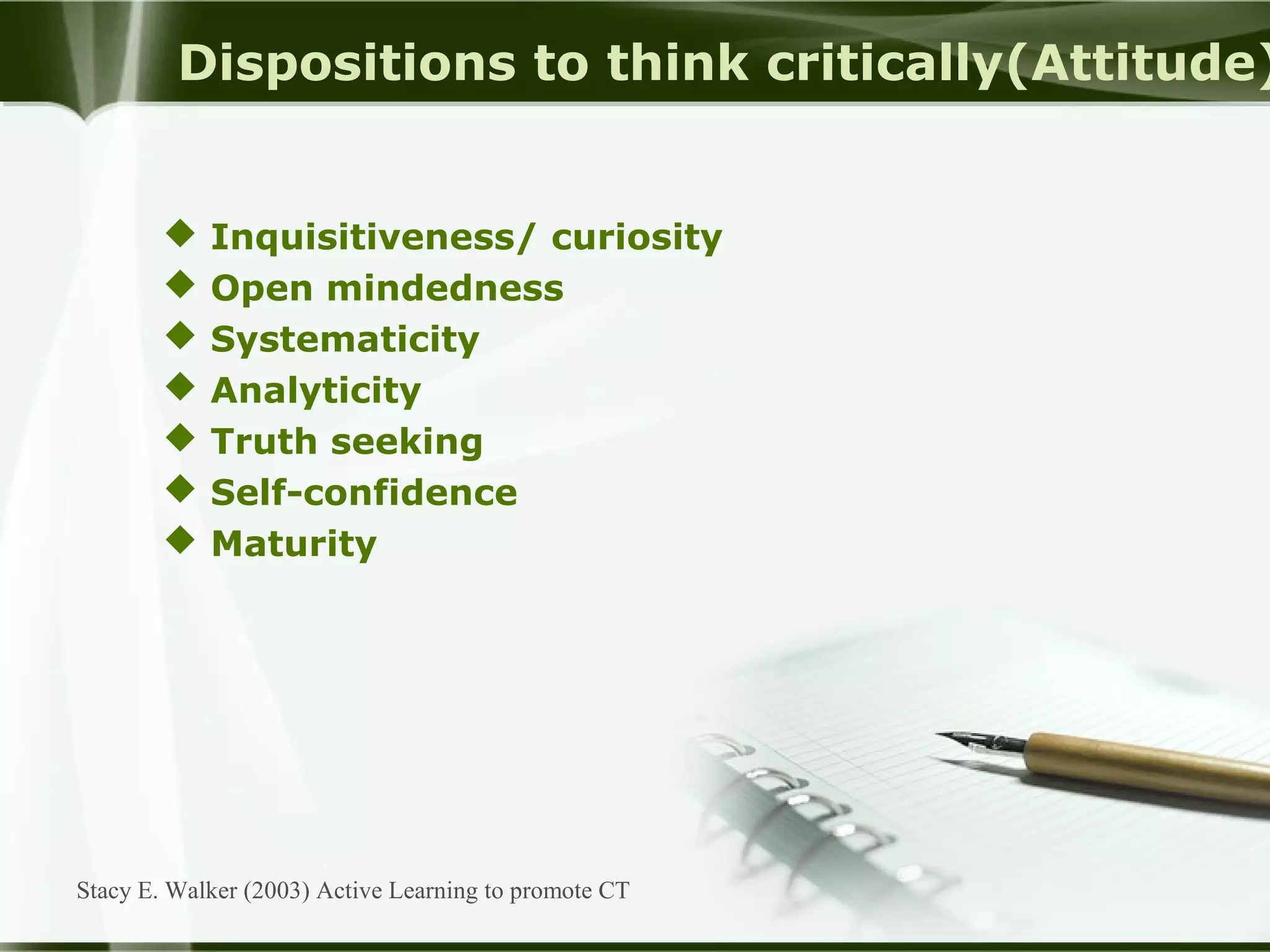 Critical thinking 22 08-55 | PPT
