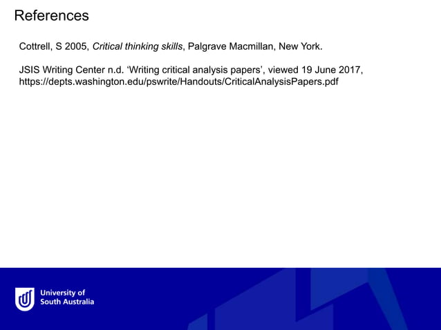 Critical thinking and analysis.pptx | Education