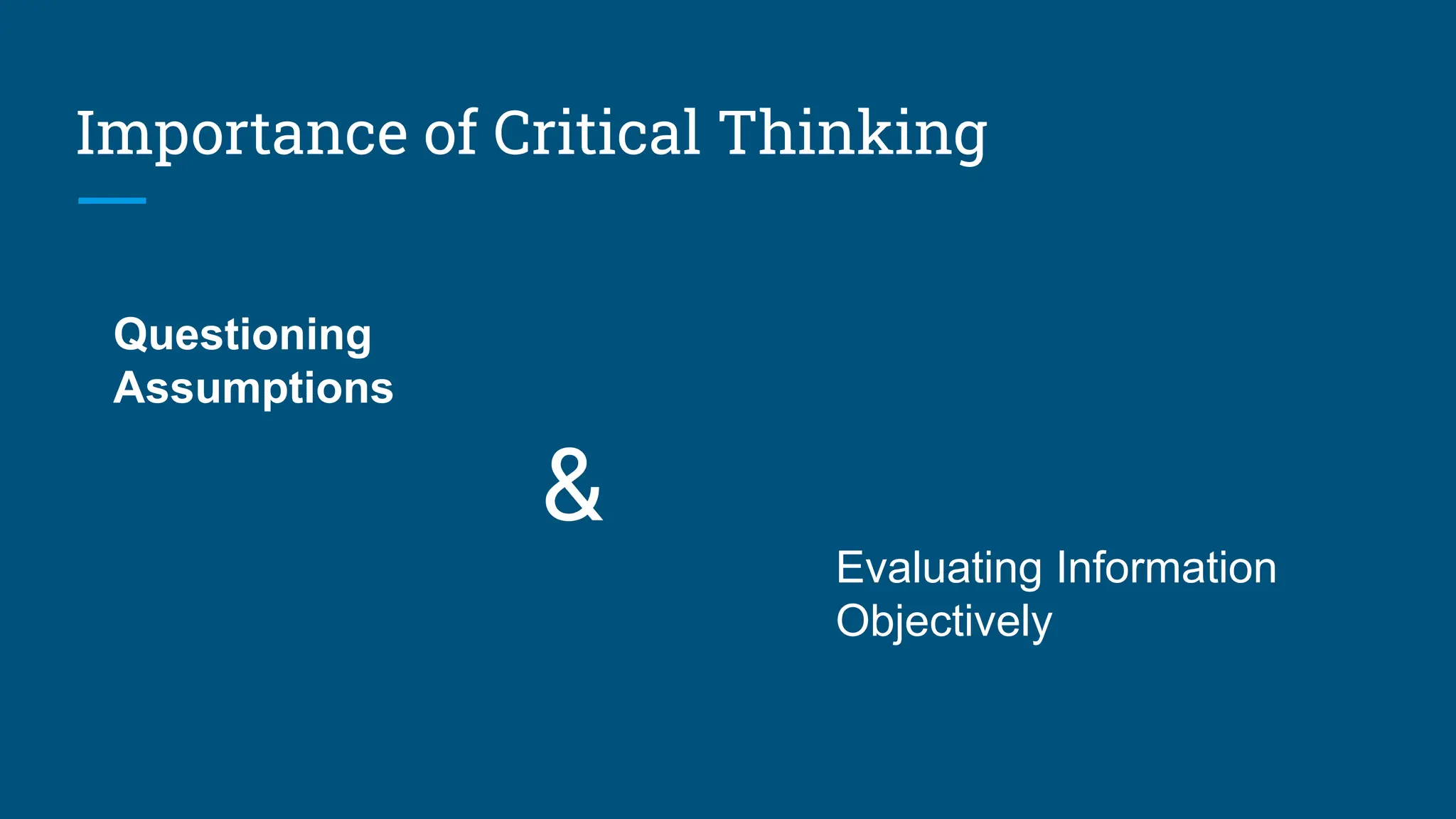 Critical Thinking and Bias with Jibi Moses | PDF