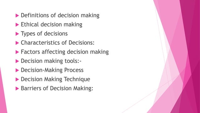 Critical thinking and decision making | PPTX | Education