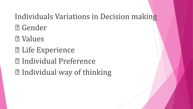 Critical thinking and decision making | PPTX | Education