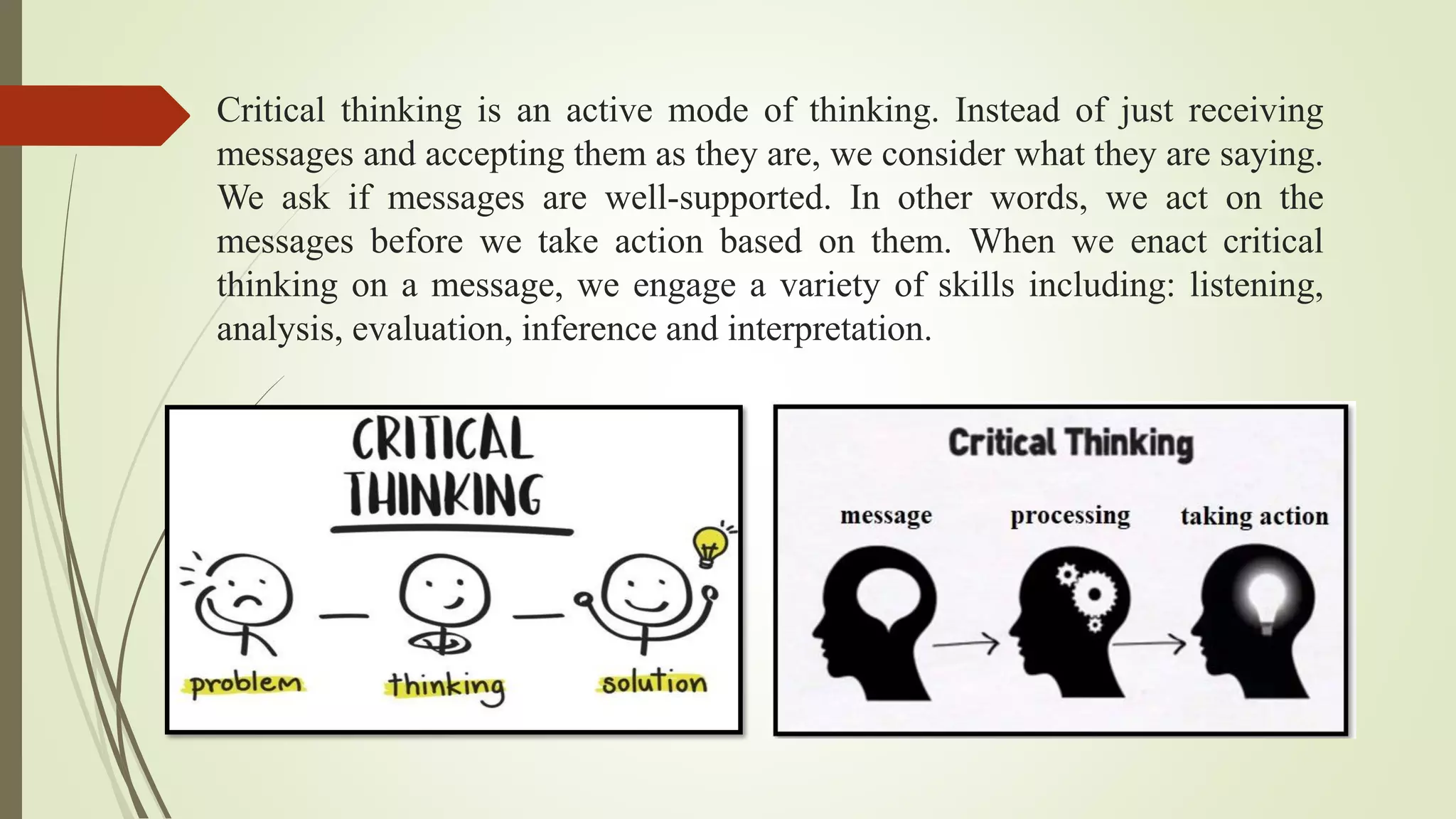 Critical thinking and exercises for elementary education | PDF