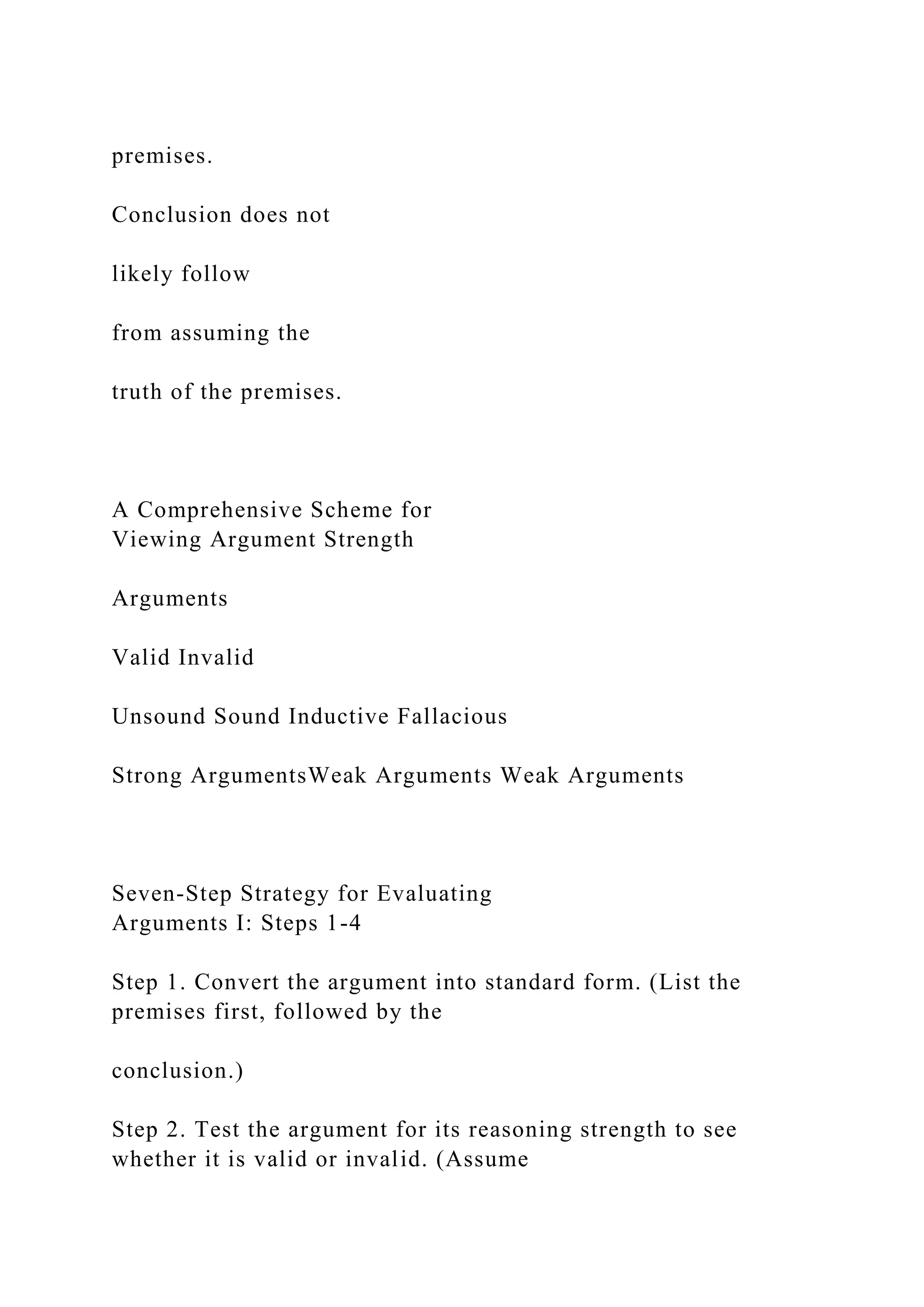 Critical Thinking and Logical Arguments Brook Moore and.docx