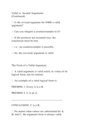 Critical Thinking and Logical Arguments Brook Moore and.docx