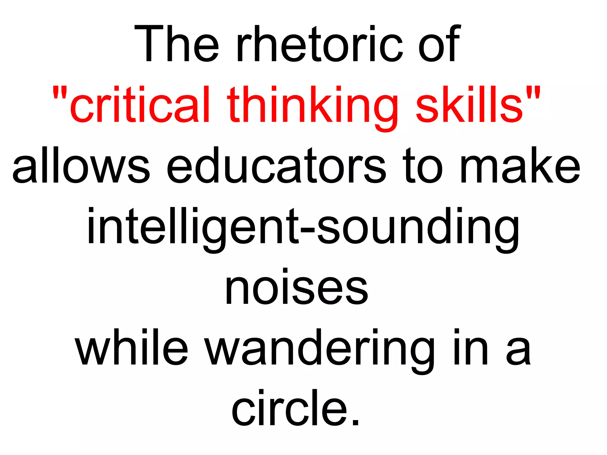 Critical thinking and logic powerpoint | PPT