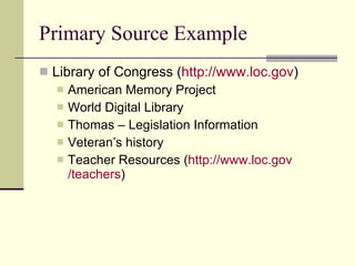 TIC TAK - Critical Thinking And Primary Sources | PPT