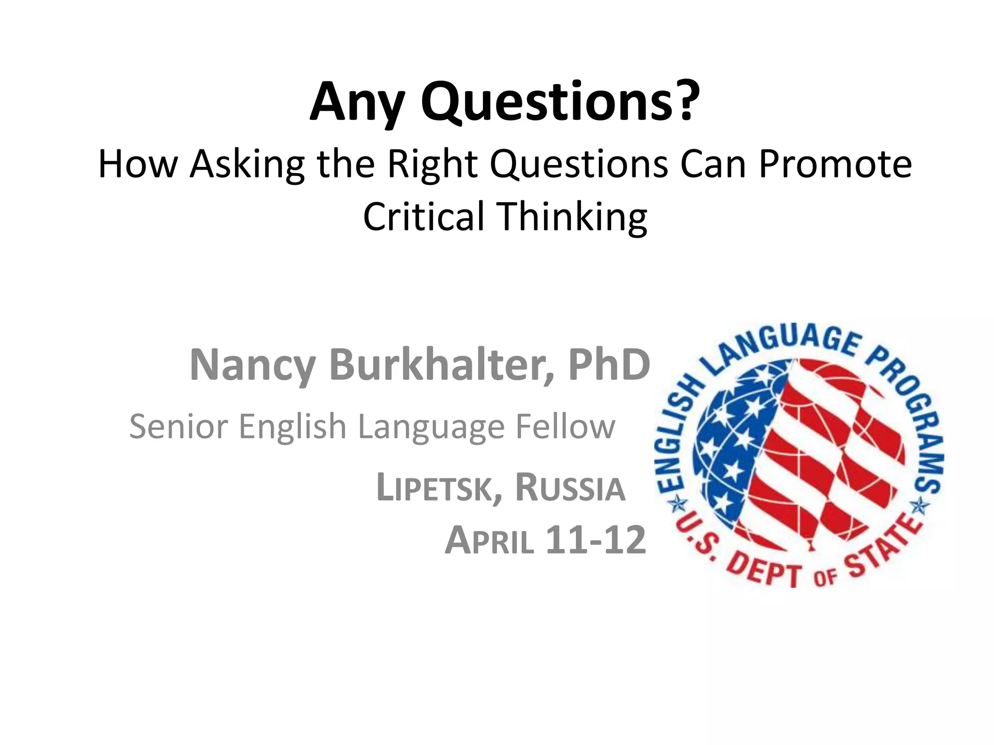 Critical Thinking And Questions Goldilocks Pptx