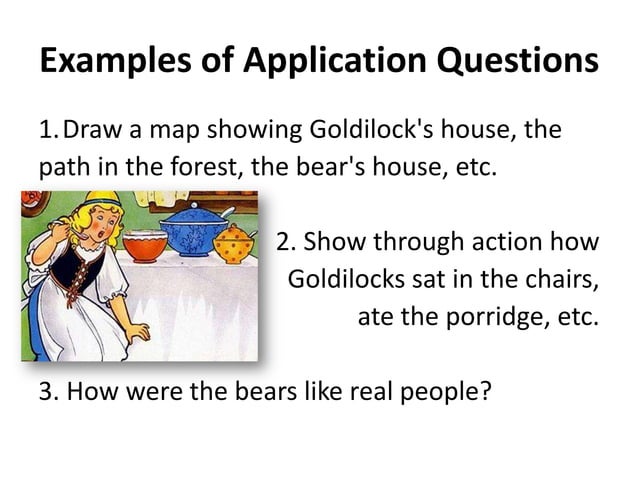 Critical thinking and questions goldilocks | PPTX