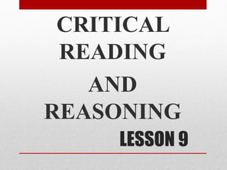 Critical Thinking as REASONING.pptx