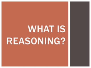 Critical Thinking as REASONING.pptx