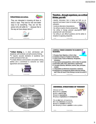 Critical thinking, by dr. shadia yousef banjar 2011.pptx
