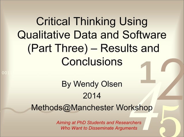 Critical Thinking Contradictions (Part 3) - Resolution/ Conclusions. | PPT