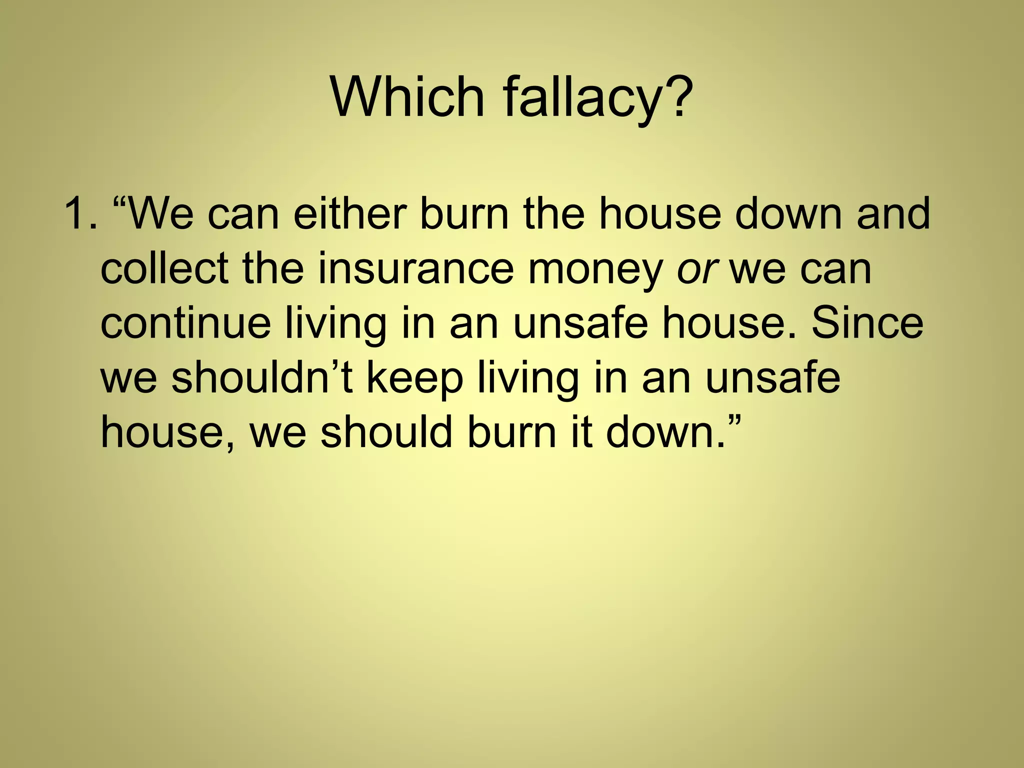 Critical thinking fallacious reasoning | PPTX