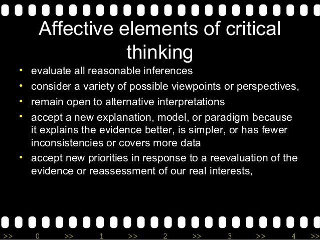 Critical Thinking: Its Basic Elements