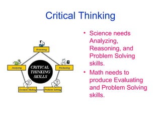 Critical thinking in math and science powerpoint | PPT