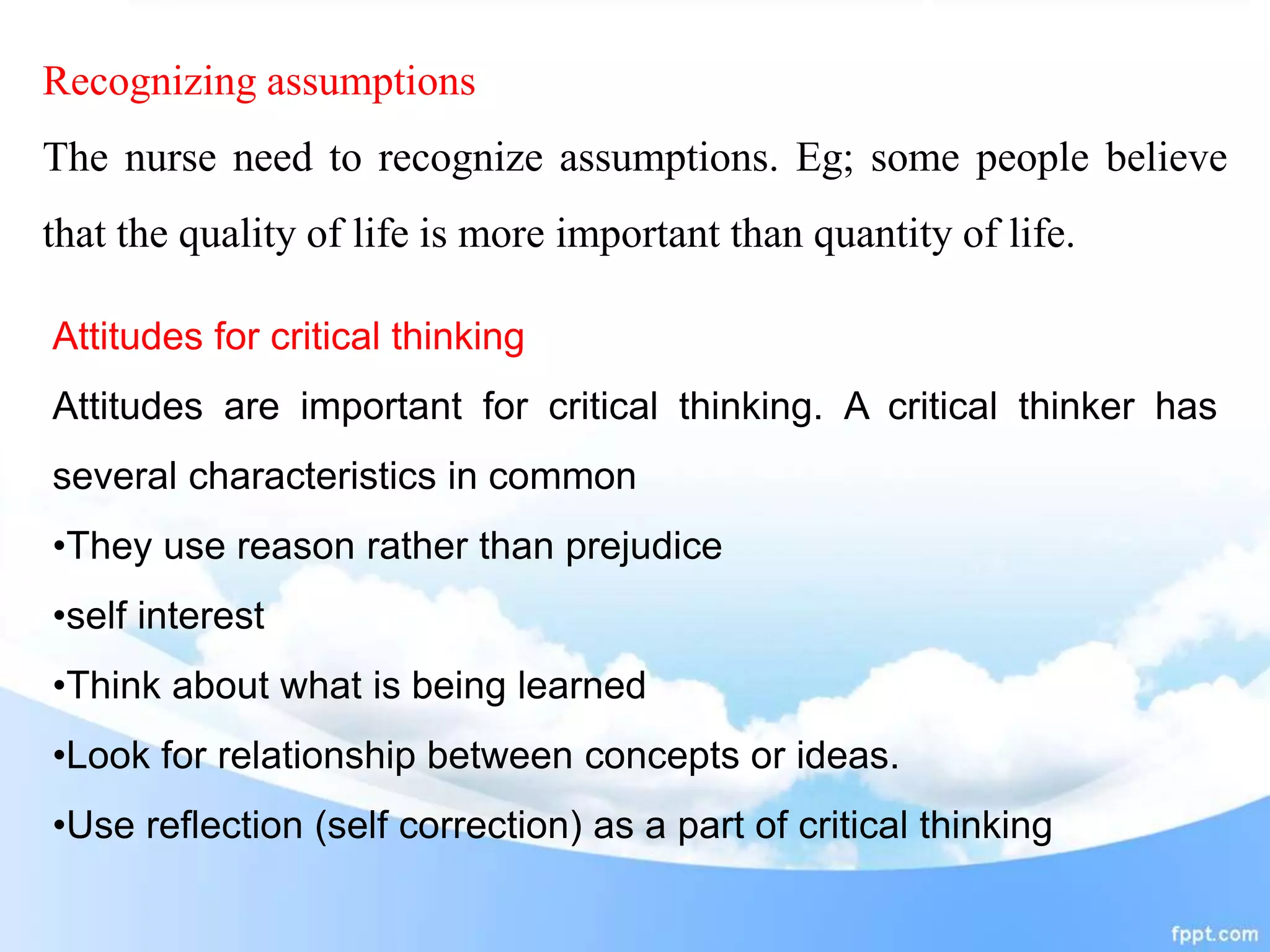 critical thinking in nursing process.ppt