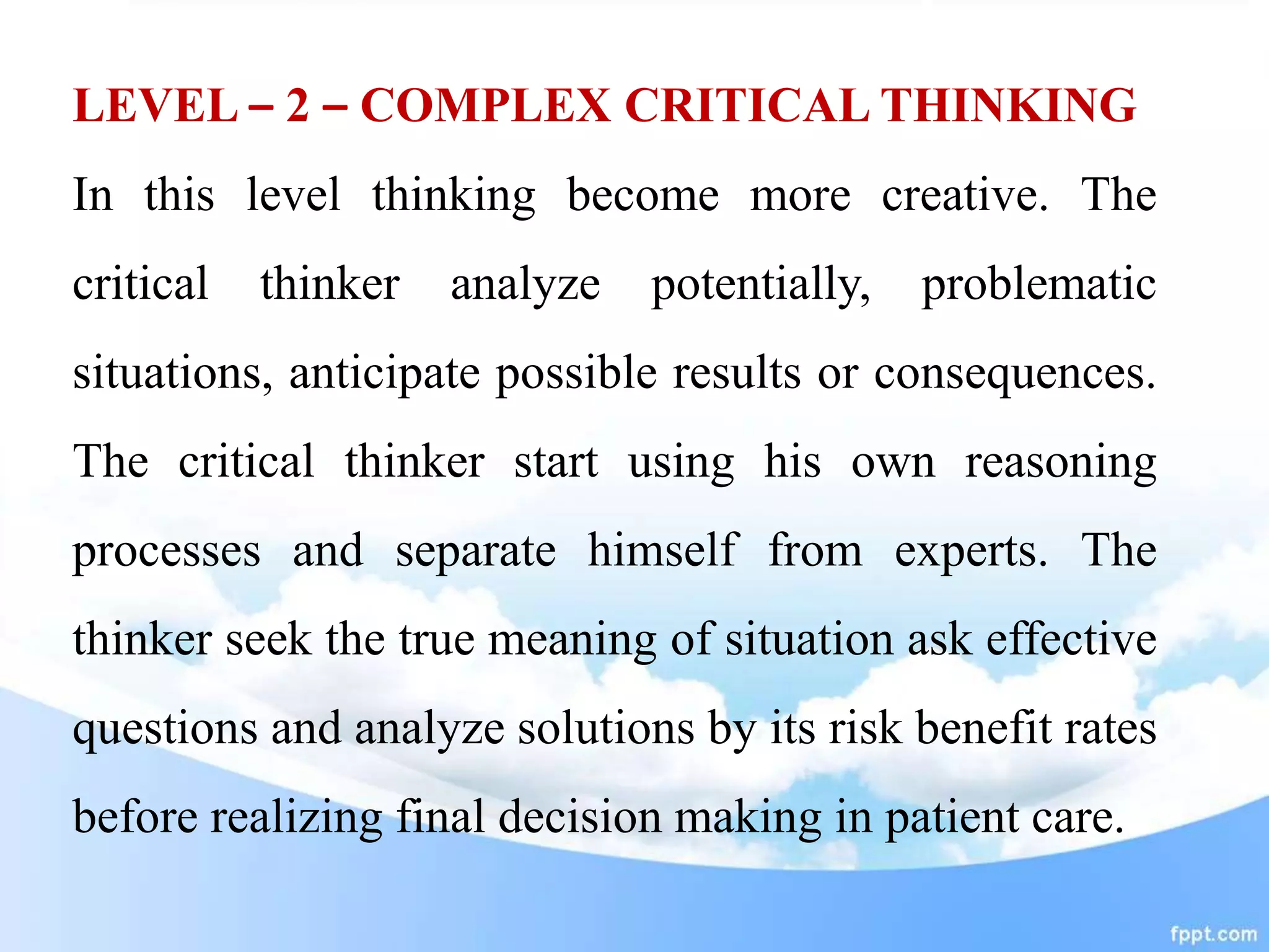 critical thinking in nursing process.ppt
