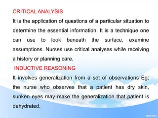 critical thinking in nursing process.ppt