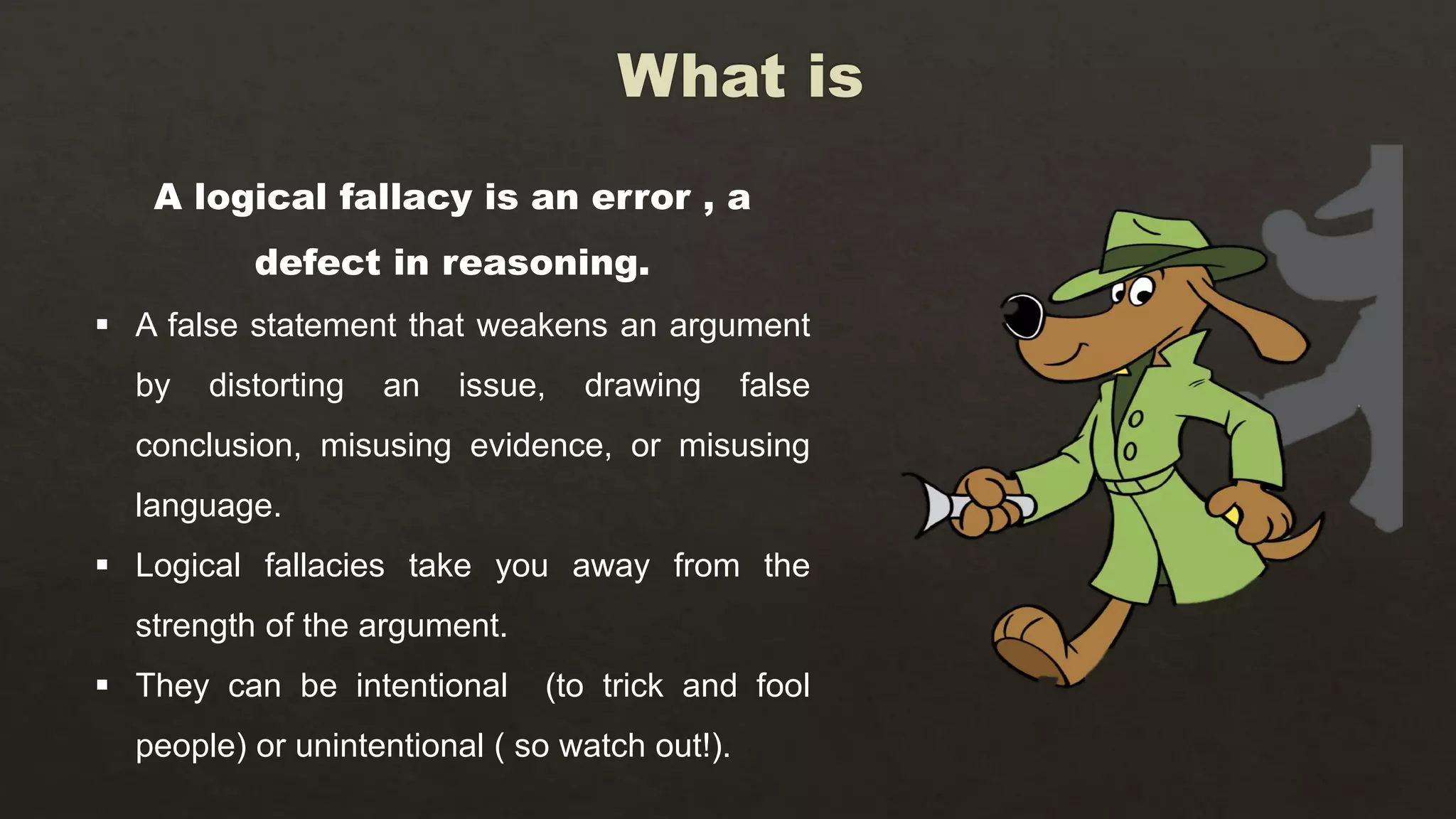 Critical thinking Logical Fallacies t | PDF