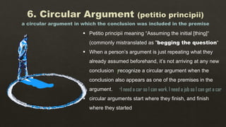 Critical thinking Logical Fallacies t | PDF