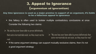 Critical thinking Logical Fallacies t | PDF