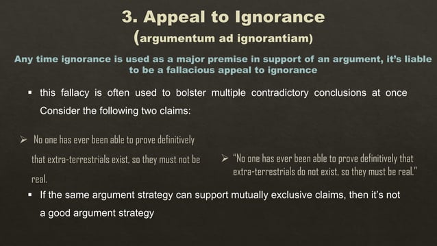 Critical thinking Logical Fallacies t | PDF | Science