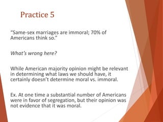 Critical Thinking & Logic in Ethics | PPTX