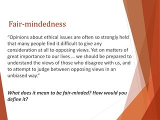Critical Thinking & Logic in Ethics | PPTX