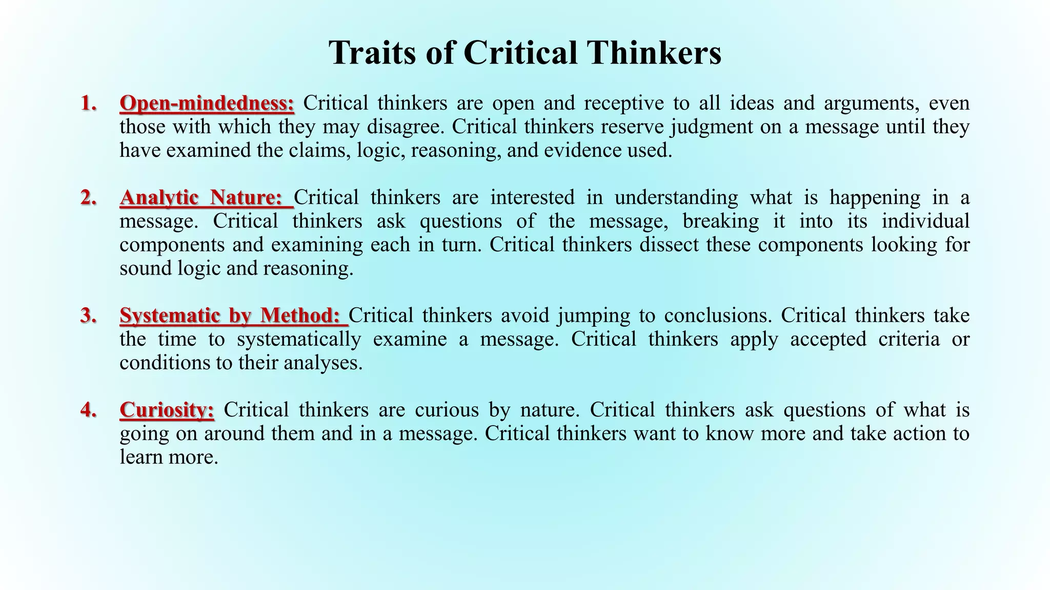 Critical Thinking | PPT
