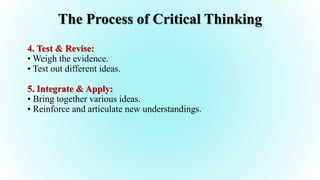 Critical Thinking | PPTX