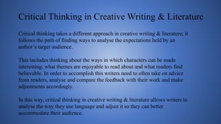 Critical thinking oral presentation | PPT