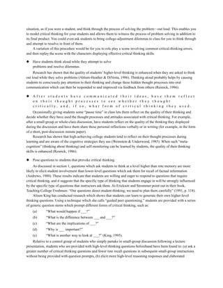 Critical thinking paper 2 | PDF