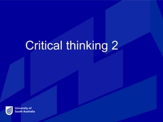 Critical thinking Part 2.pptx