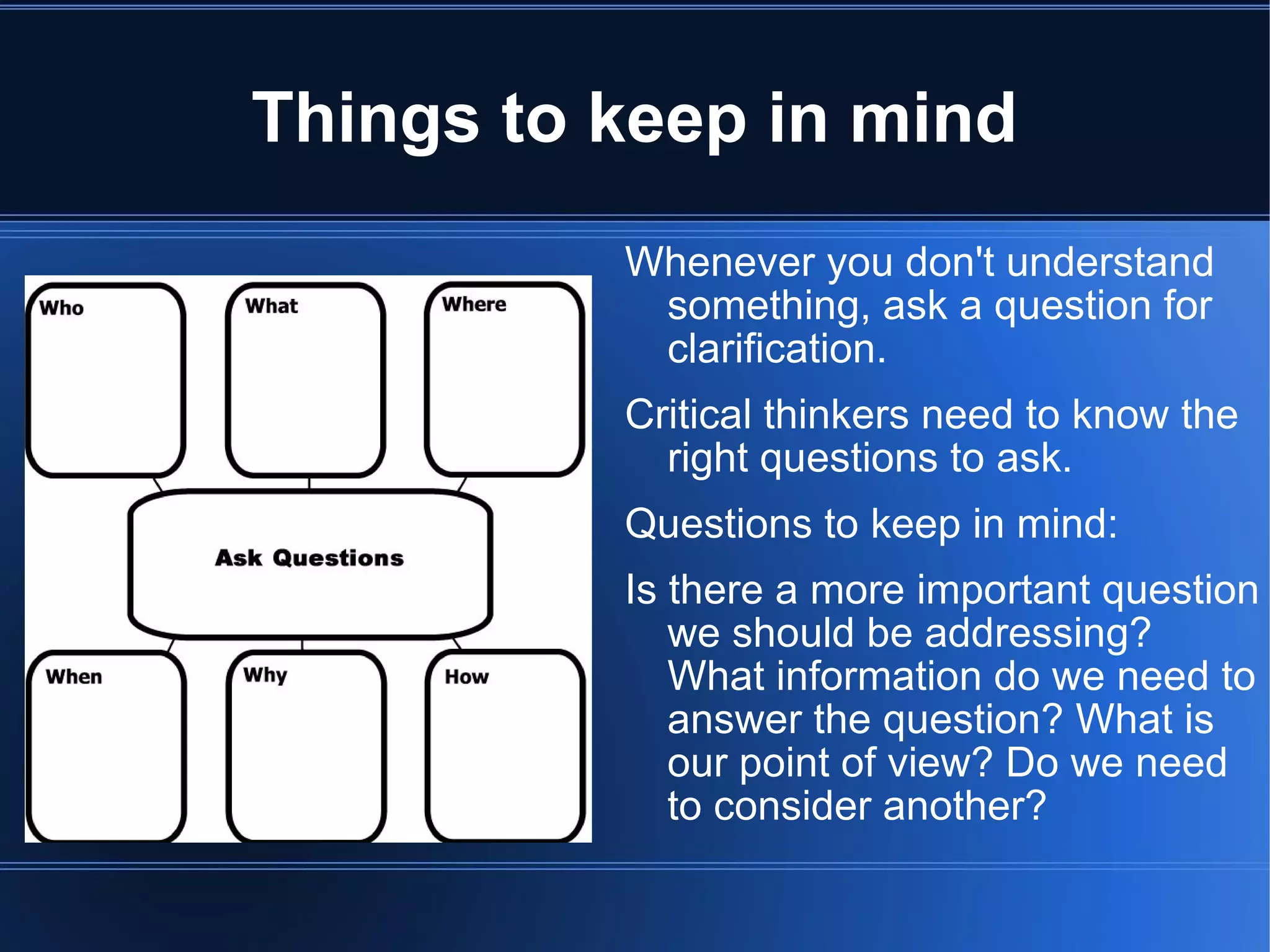 Critical Thinking Issues, Analysis and Contentions | PPT