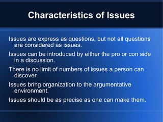 Critical Thinking Issues, Analysis and Contentions | PPT