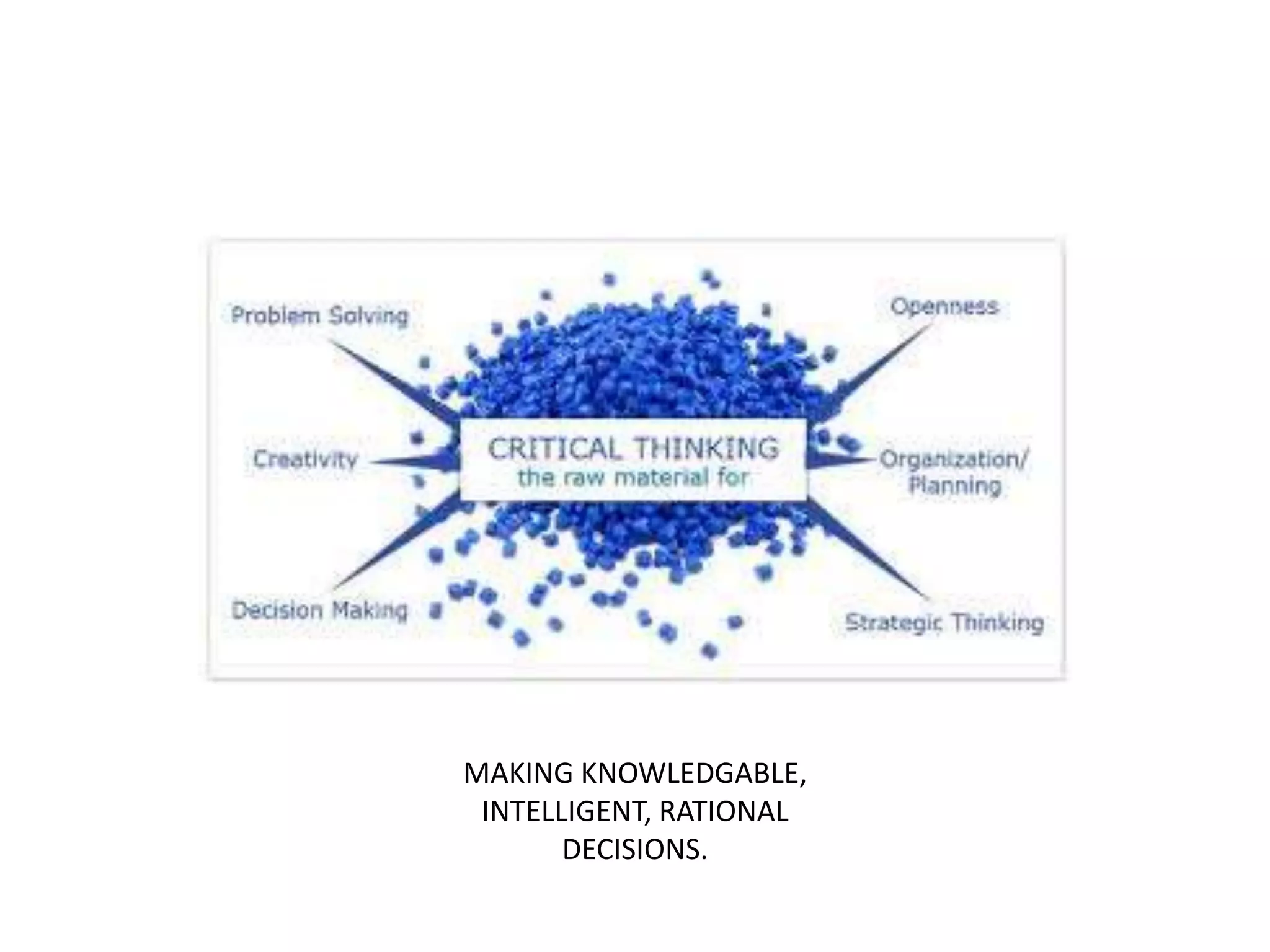 Critical Thinking Powerpoint Pptx