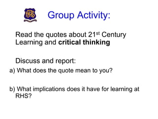 Critical thinking power point1 | PPT