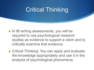 Critical Thinking pp | PPT