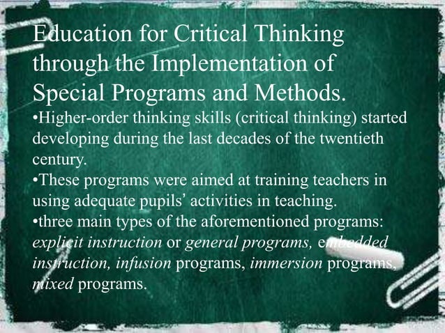 Critical thinking ppt | PPT