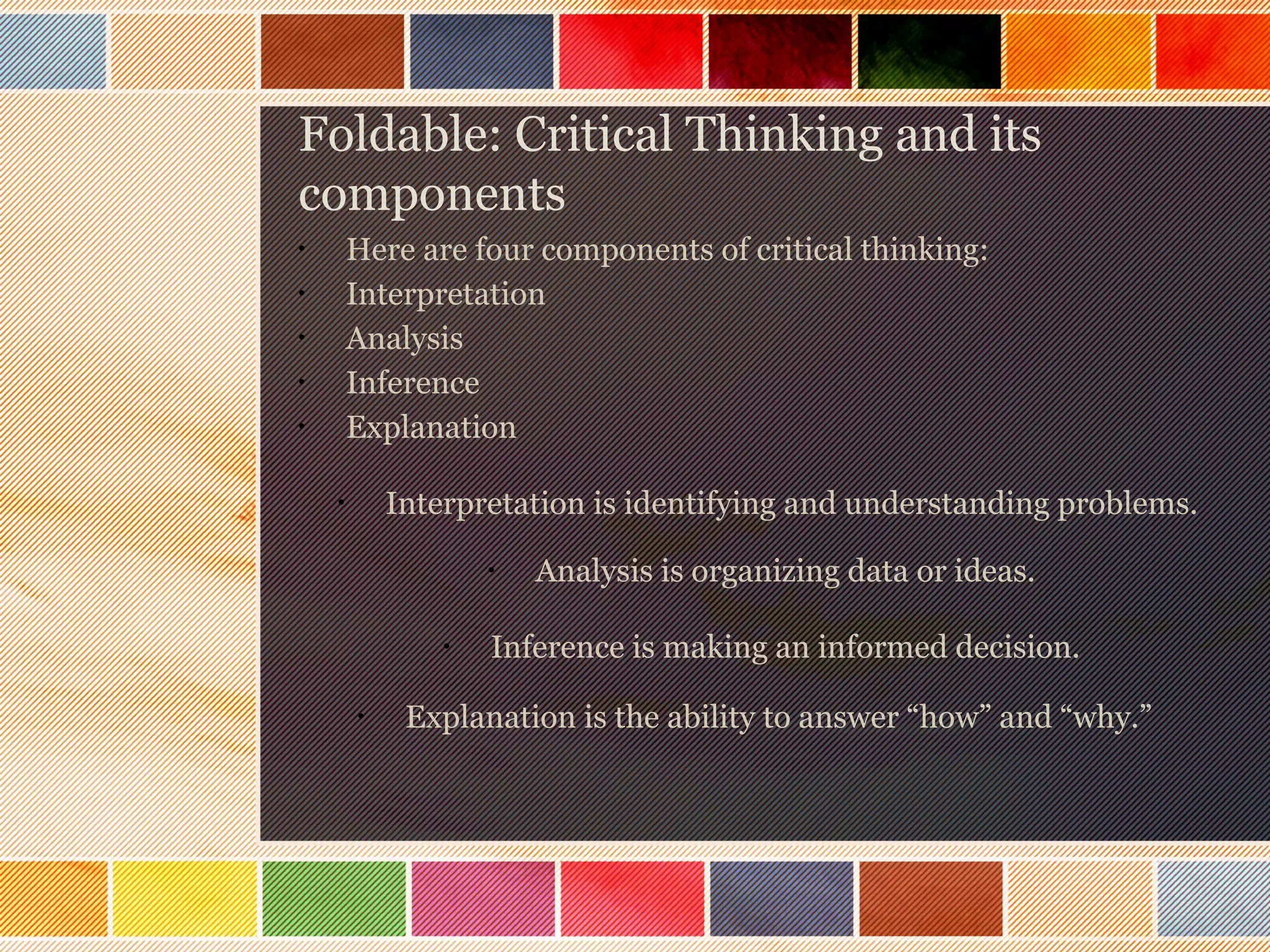 Critical thinking presentation | PPT