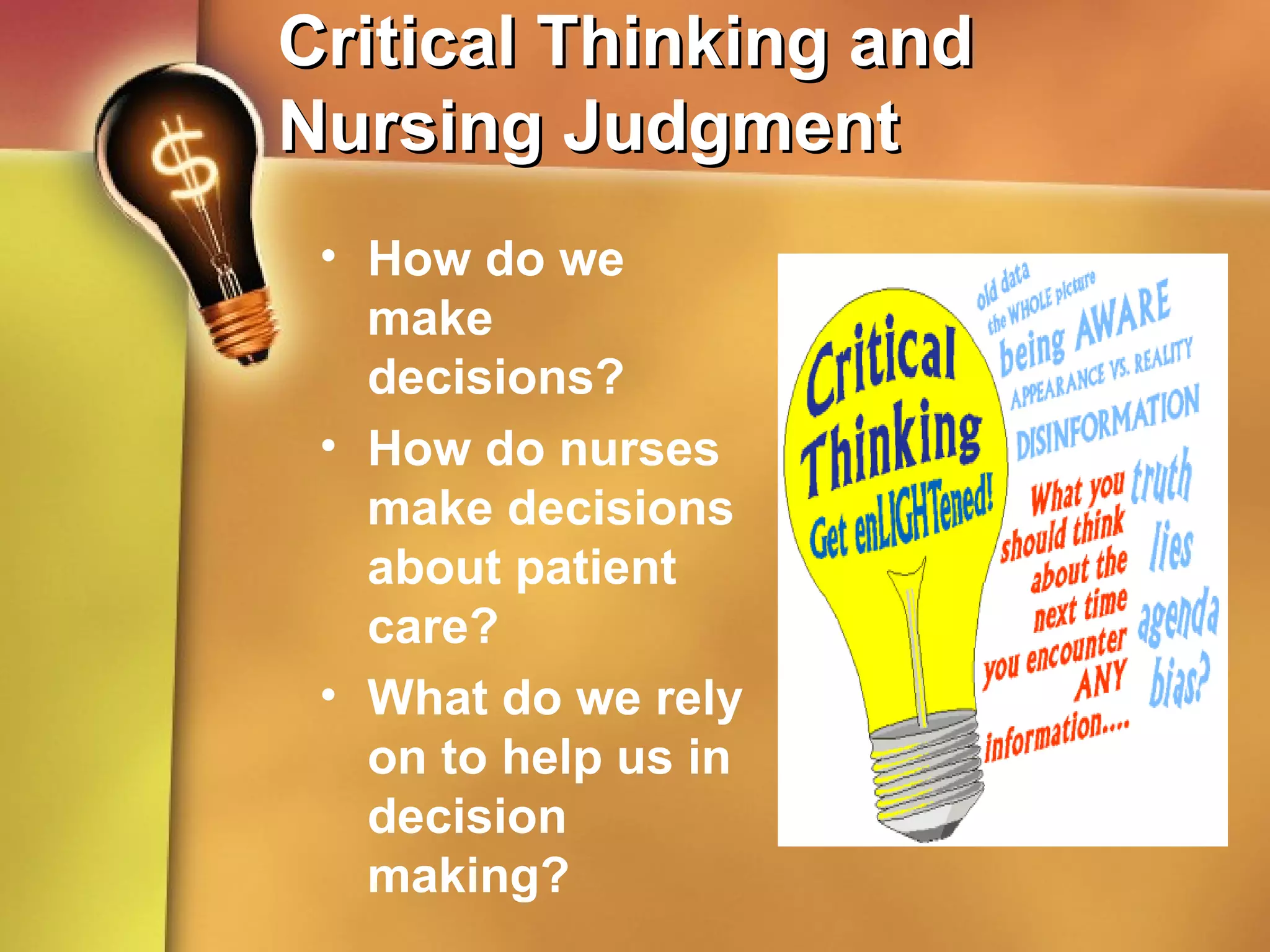 Critical thinking presentation | PPT