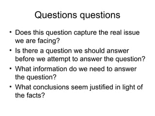 Critical thinking presentation1 | PPT