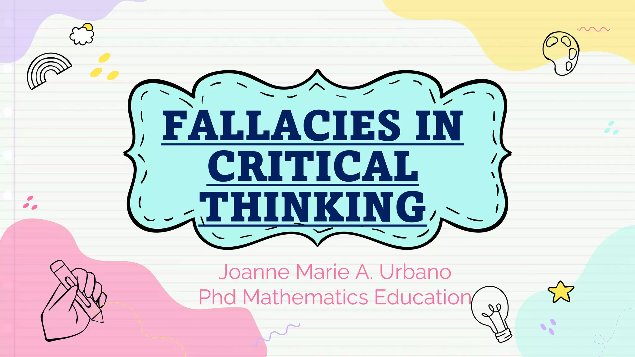 Ad hominem and Appeal to authority Fallacies | PPTX