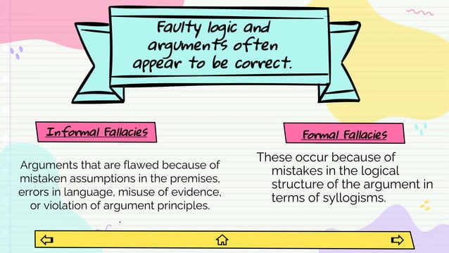Ad hominem and Appeal to authority Fallacies | PPTX