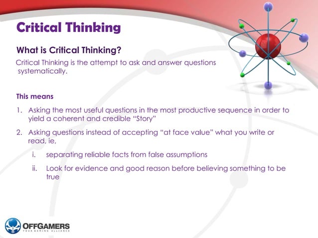 Critical Thinking | PPT